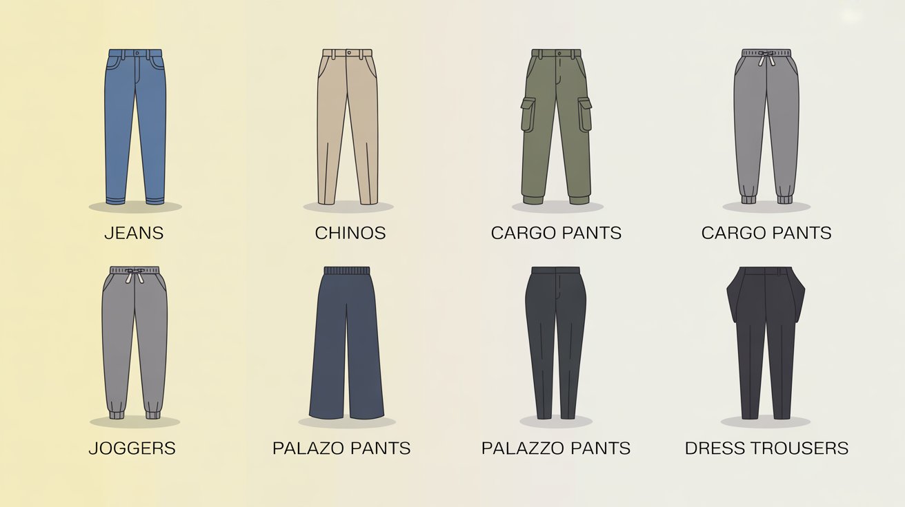 Different Pant Styles Names List: Ultimate Guide to Trends