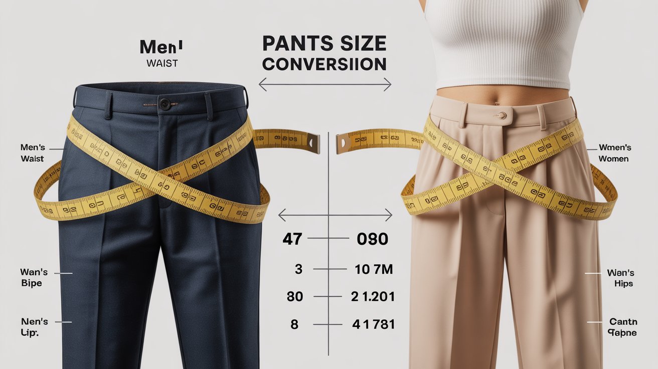 Pants Size Conversion Guide for Men vs Women Explained